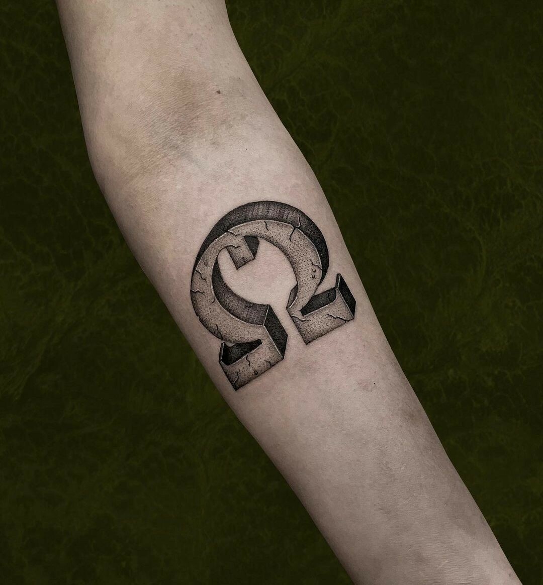 God Of War Omega Tattoo