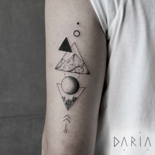 4 Elements Tattoo Triangle