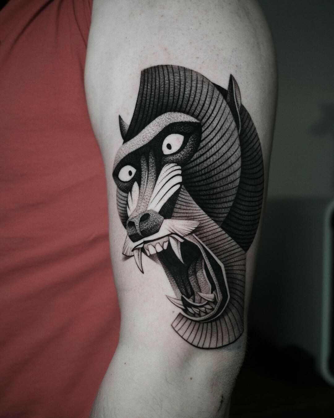 Baboon Head Tattoos