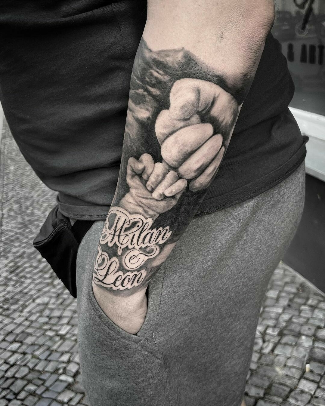 Fist bump tattoo | Orangetattooshop.com