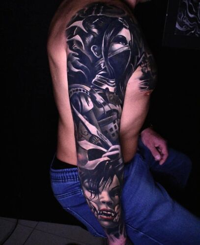 Ninja Tattoo Sleeve
